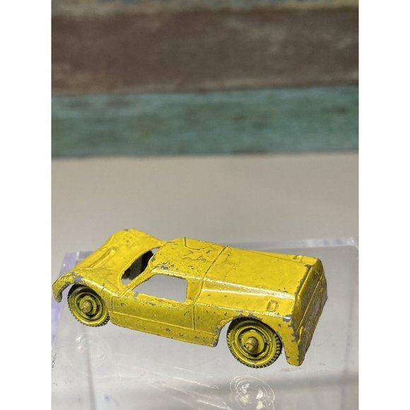 Toys | Vintage Tootsie Toy Ford Gt Race Car Yellow Diecast Toy Car ...